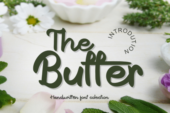 The Butter Script Font - UpFonts