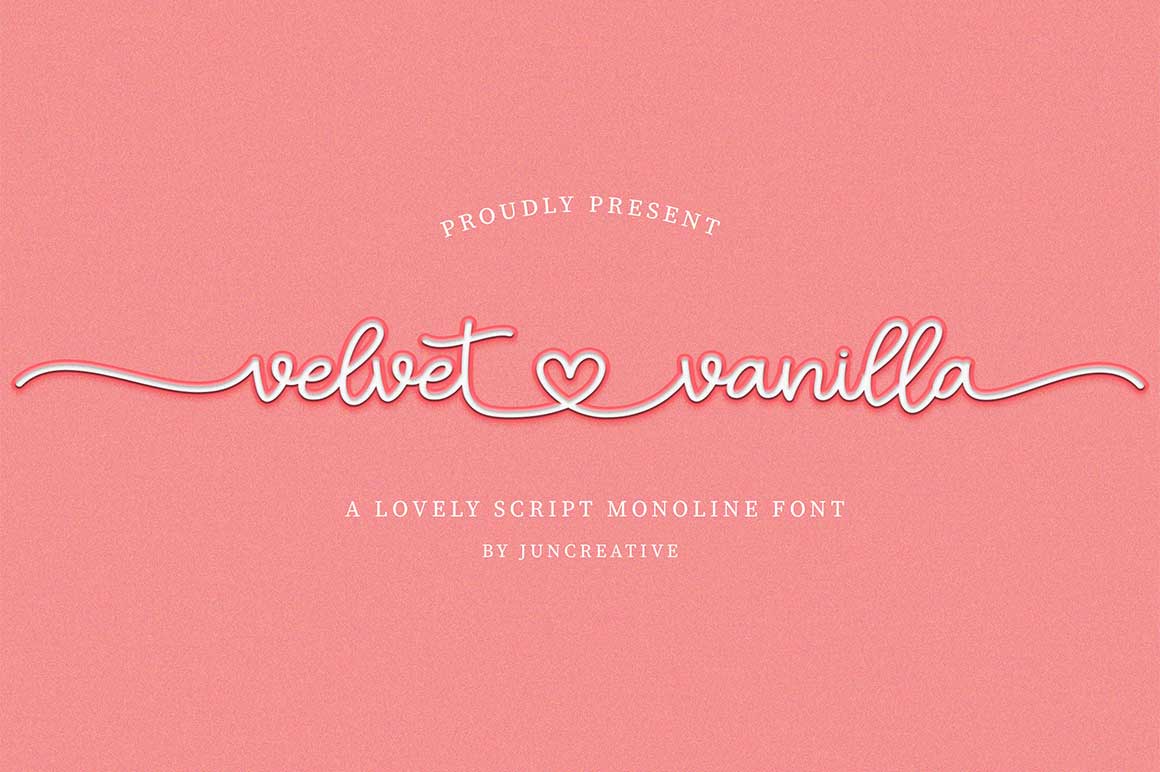 Velvet Vanilla Script Font - UpFonts