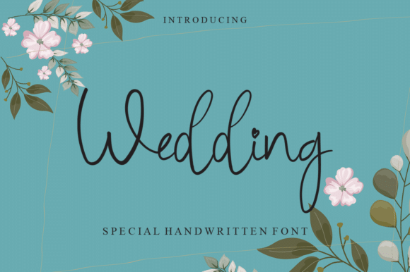 Wedding Cursive Handwritten Font - UpFonts