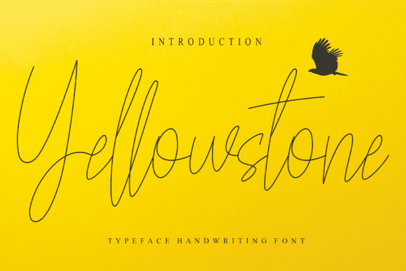 Yellowstone Handwritten Font - UpFonts