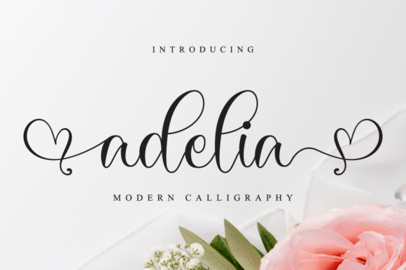 Adelia Modern Calligraphy Font - UpFonts