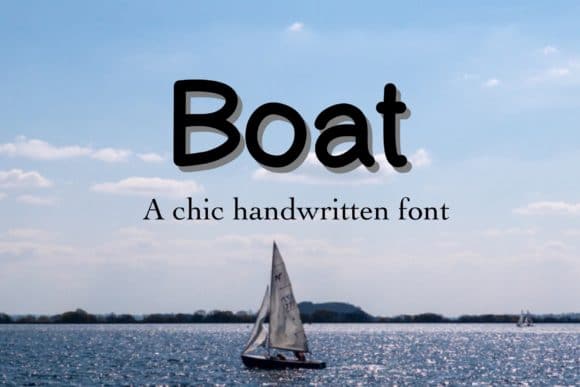 Boat Font - UpFonts