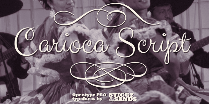 Carioca Script Pro Font Family - UpFonts
