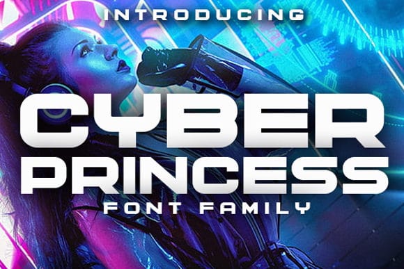 Cyber Princess Font - UpFonts