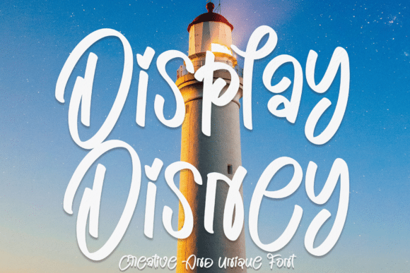 Display Disney Font - UpFonts