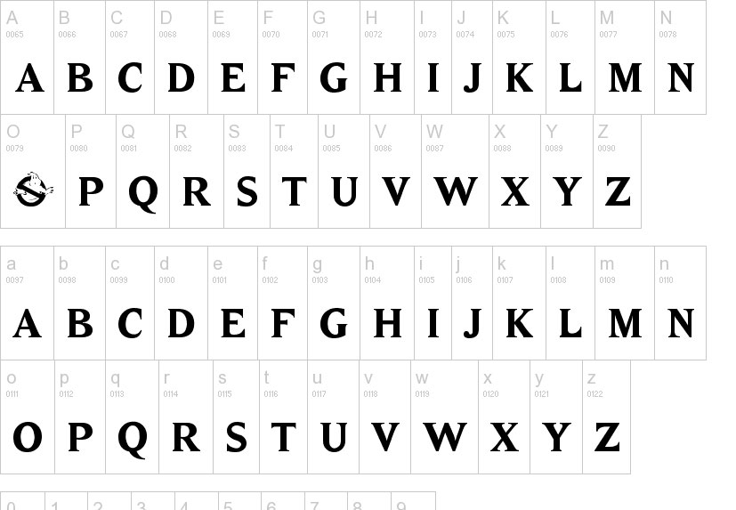 Ghostbusters Font - UpFonts