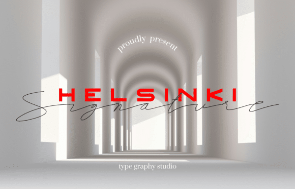 Helsinki Signature Font - UpFonts