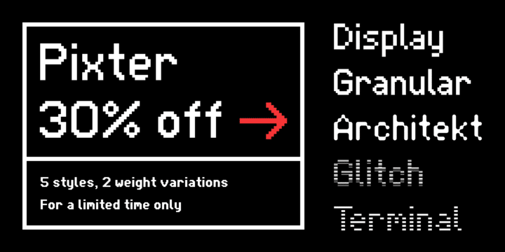 Pixter Font - UpFonts