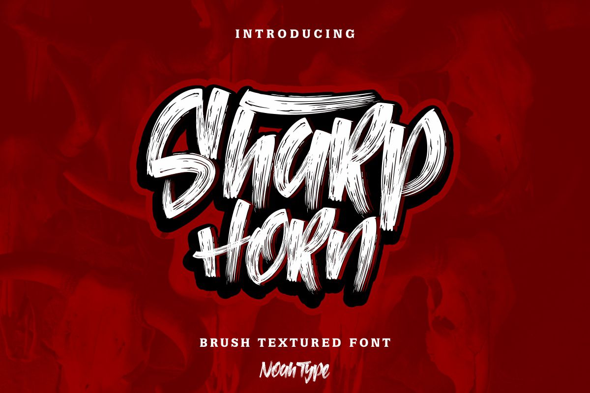 Sharp Horn Font - UpFonts