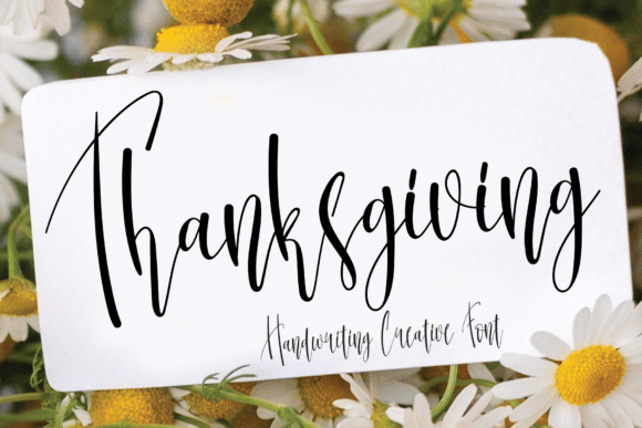 Thanksgiving Font - UpFonts