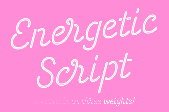 Energetic Script Font - UpFonts