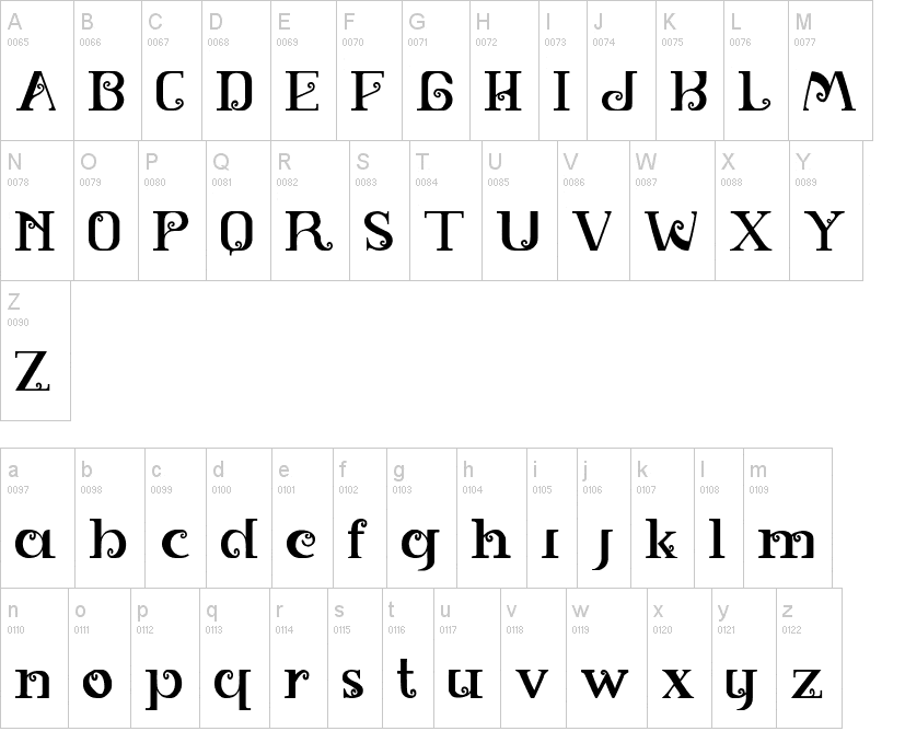 Spiral Font - UpFonts