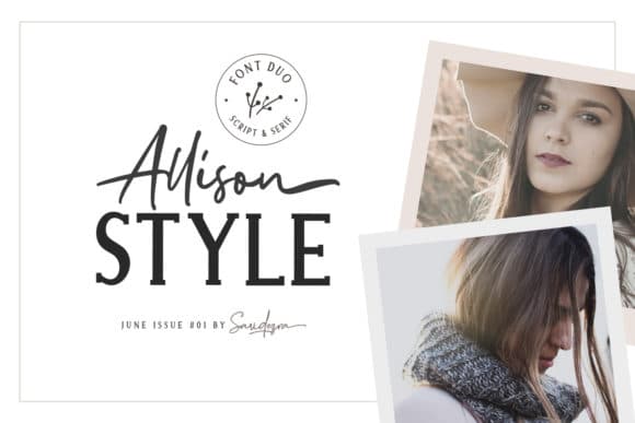 Allison Style Font - UpFonts