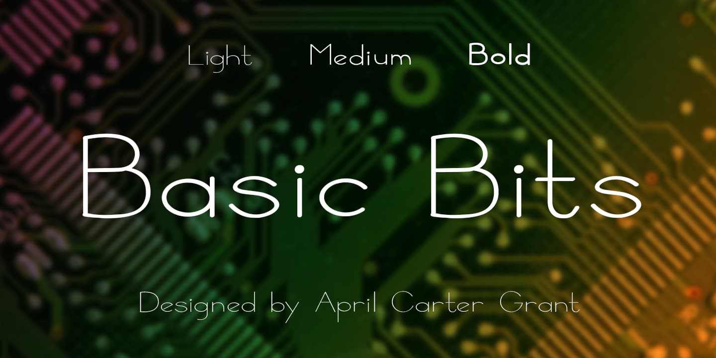 Basic Bits Font - UpFonts