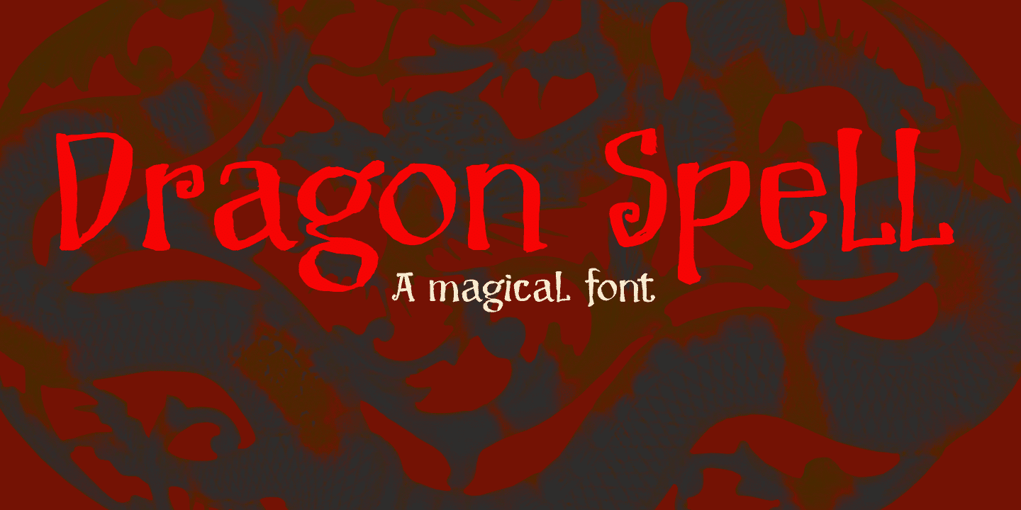 Dragon Spell Font - UpFonts