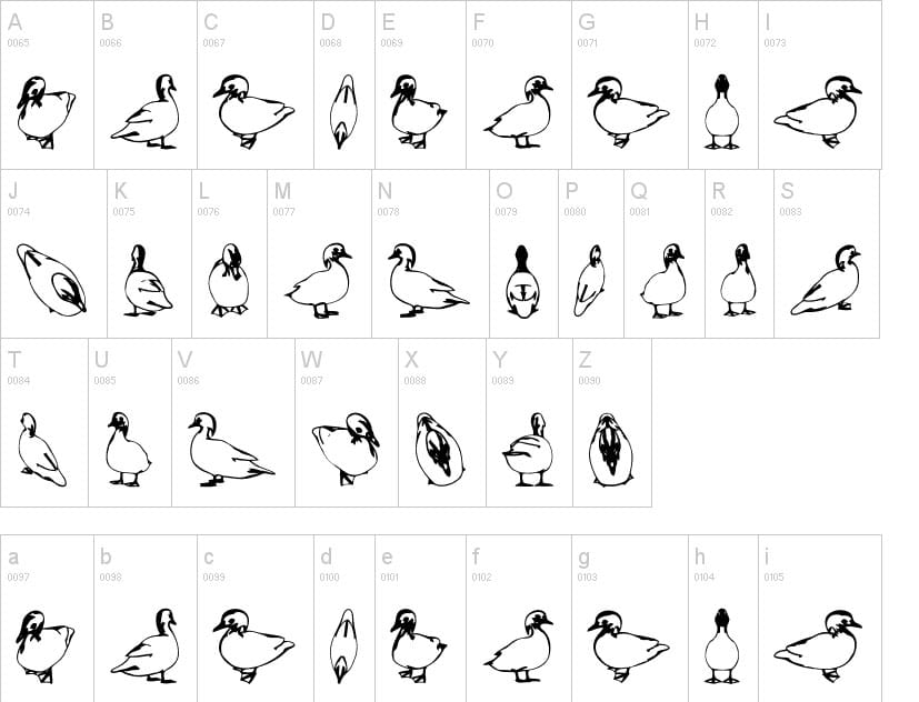 Duck Font - UpFonts
