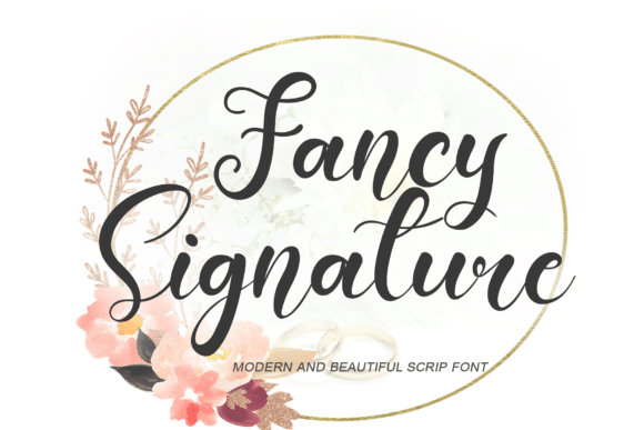 Fancy Signature Font - UpFonts
