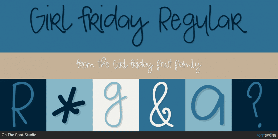 Girl Friday Font - UpFonts