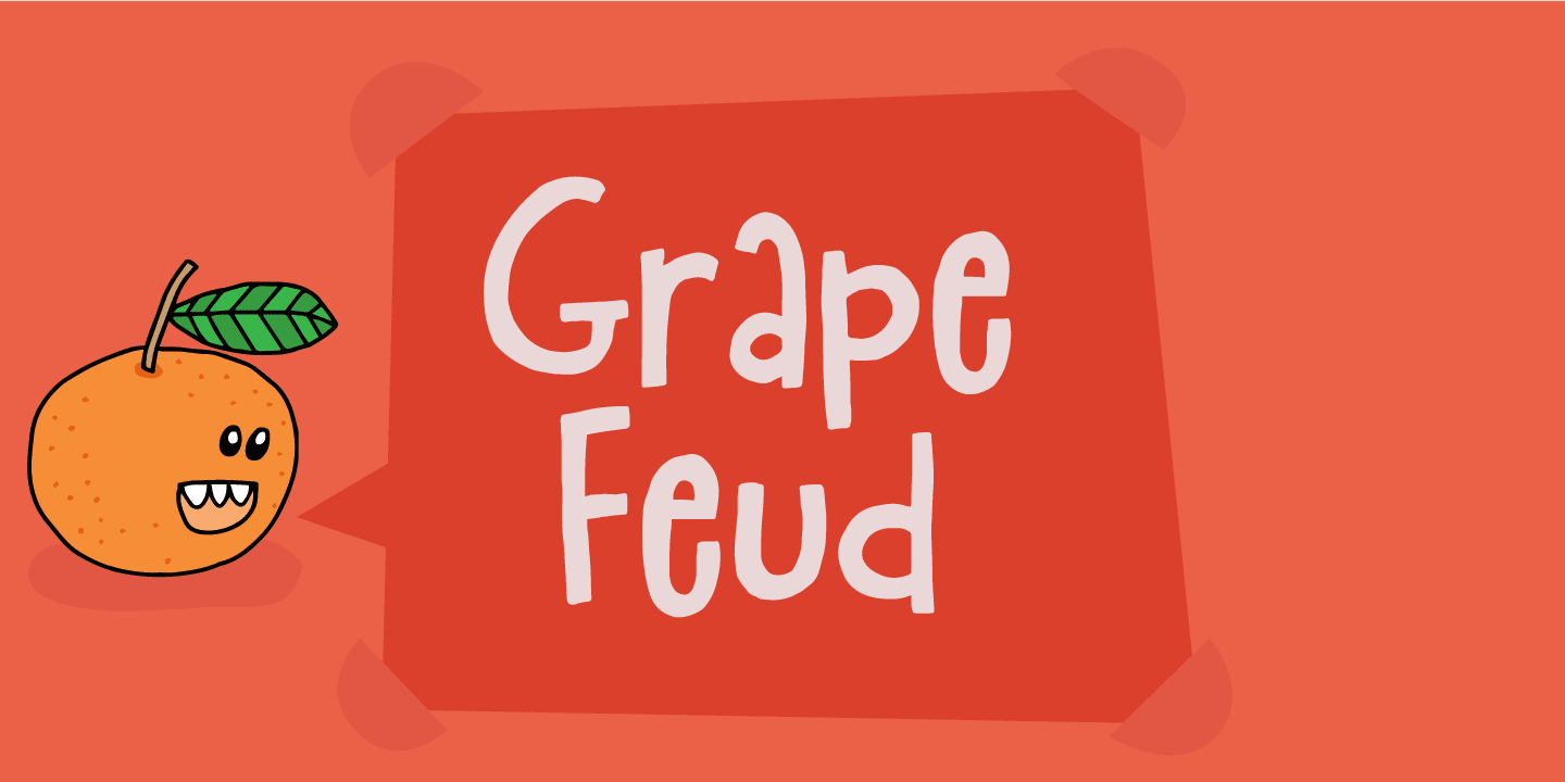 Grape Feud Font - UpFonts