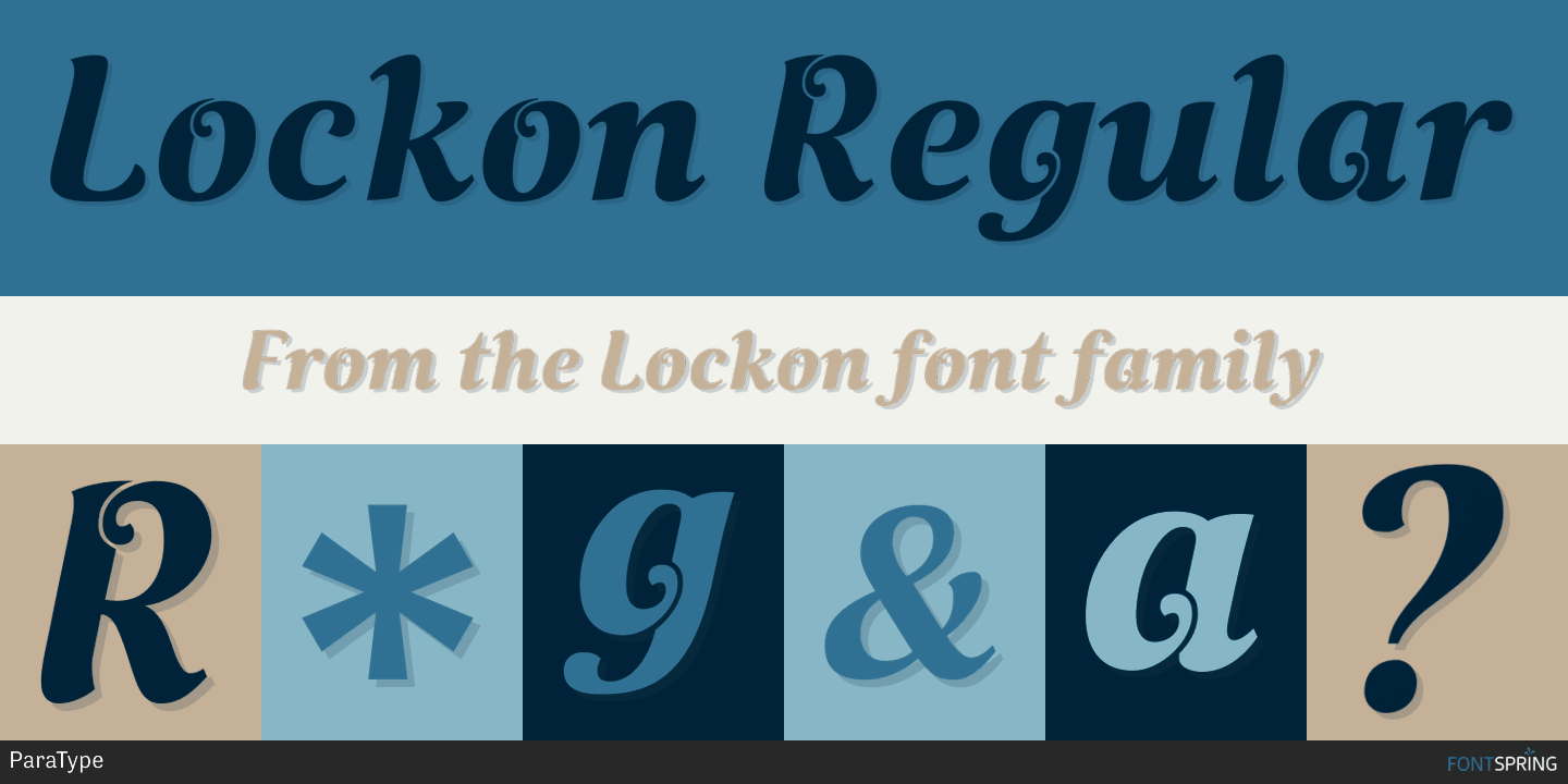 Lockon Font - UpFonts