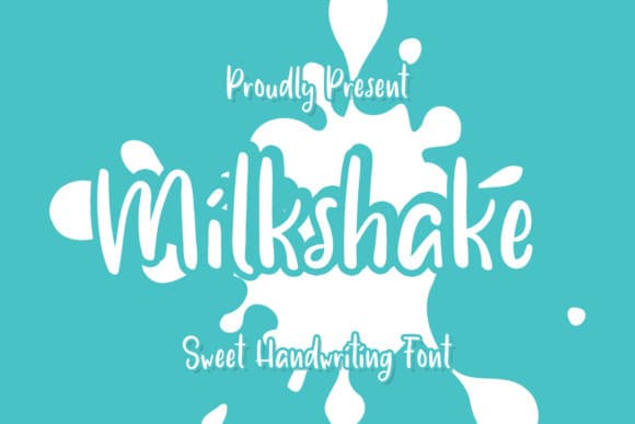 Milkshake Font - UpFonts
