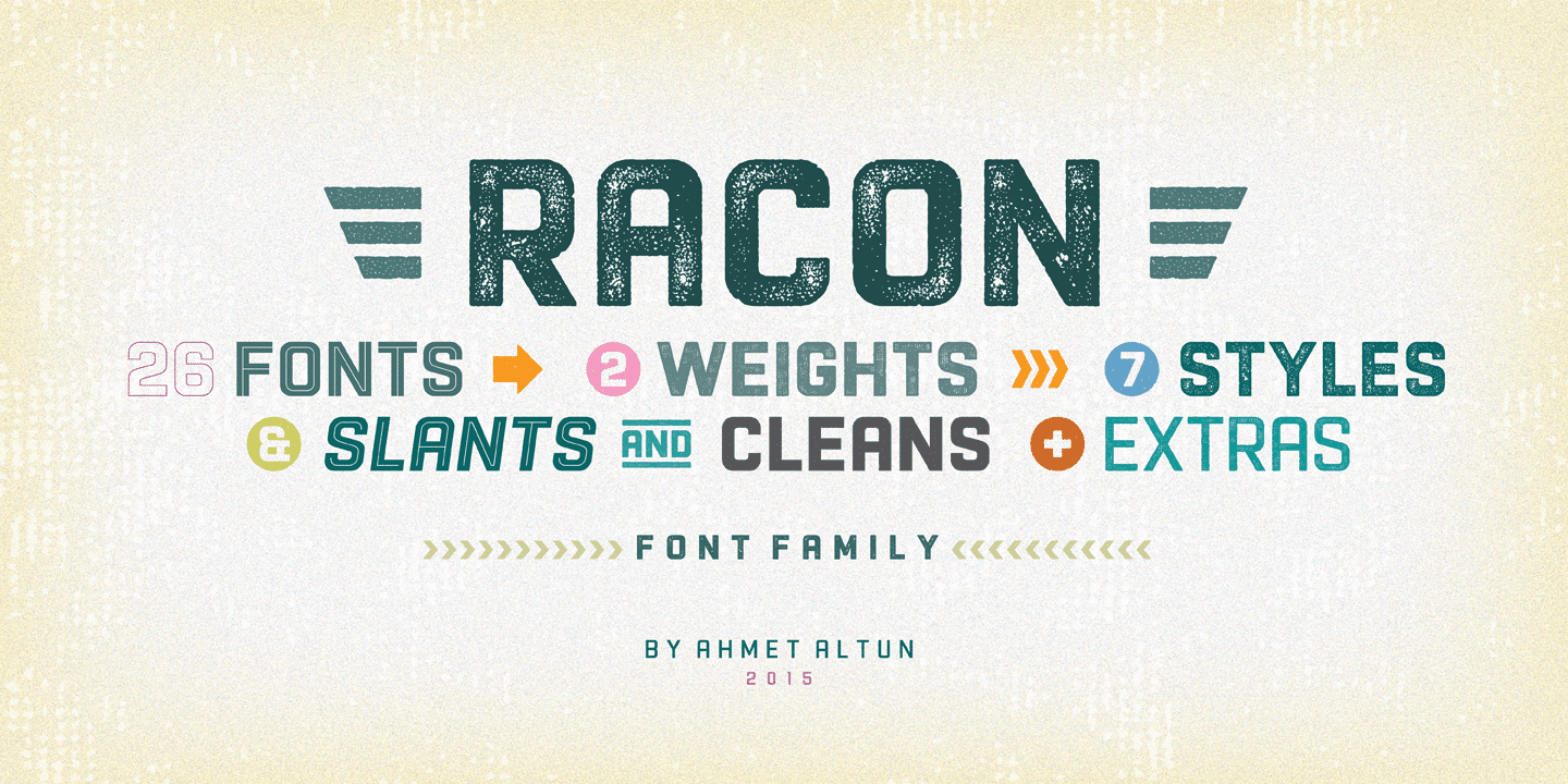Racon Font Family - UpFonts