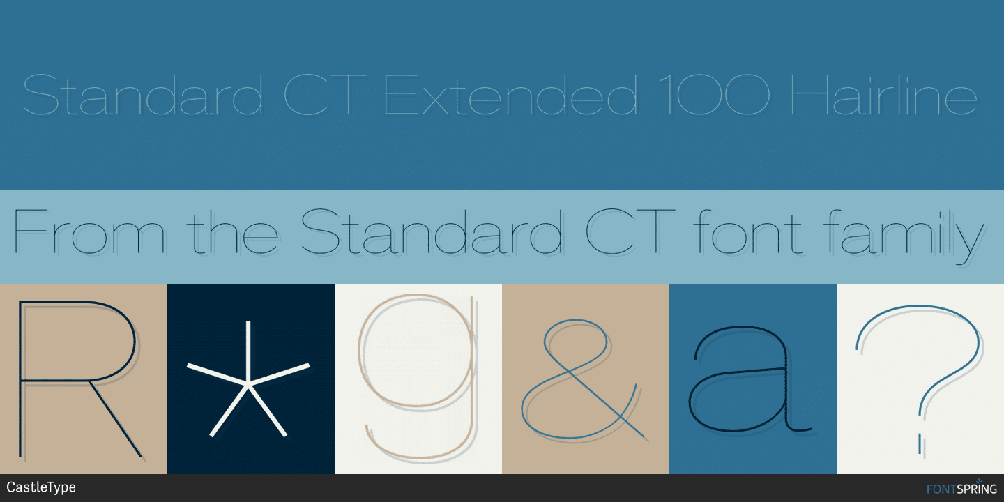 Standard CT - Extended Font Family - UpFonts
