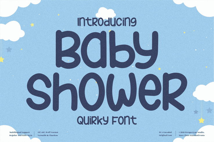 Baby Shower Font - UpFonts