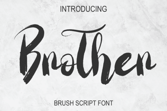 Brother Script Font - UpFonts