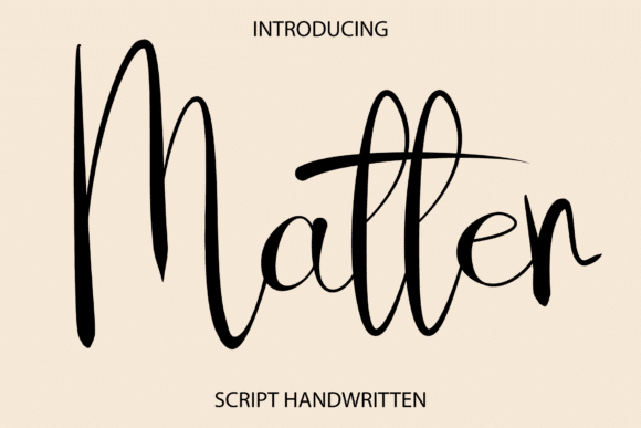 Matter Font - UpFonts