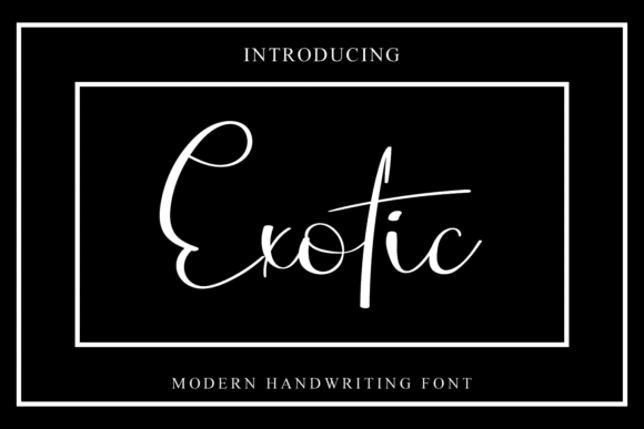 Exotic Font - UpFonts