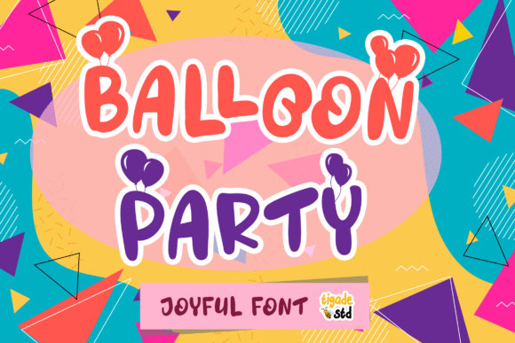 Balloon Party Font - UpFonts