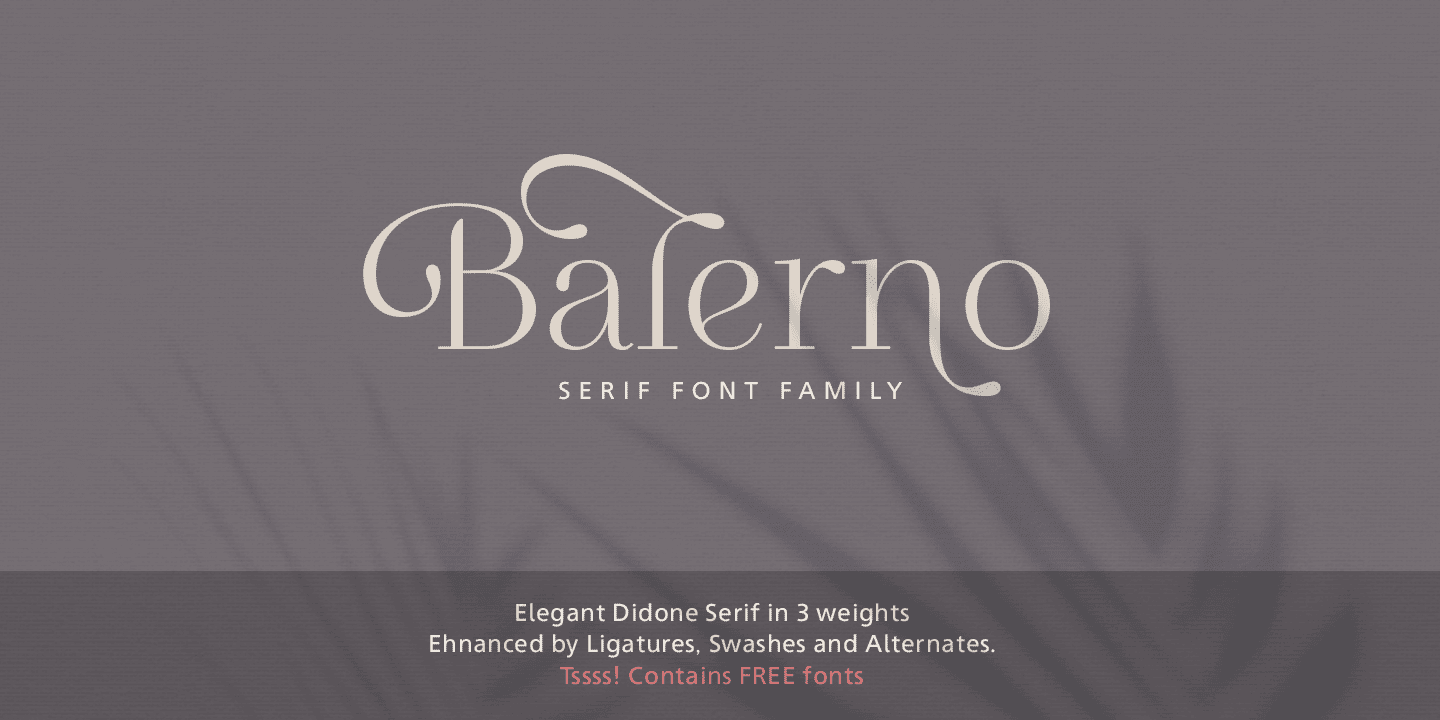 Balerno Font - UpFonts