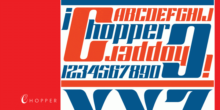 Chopper Font - UpFonts