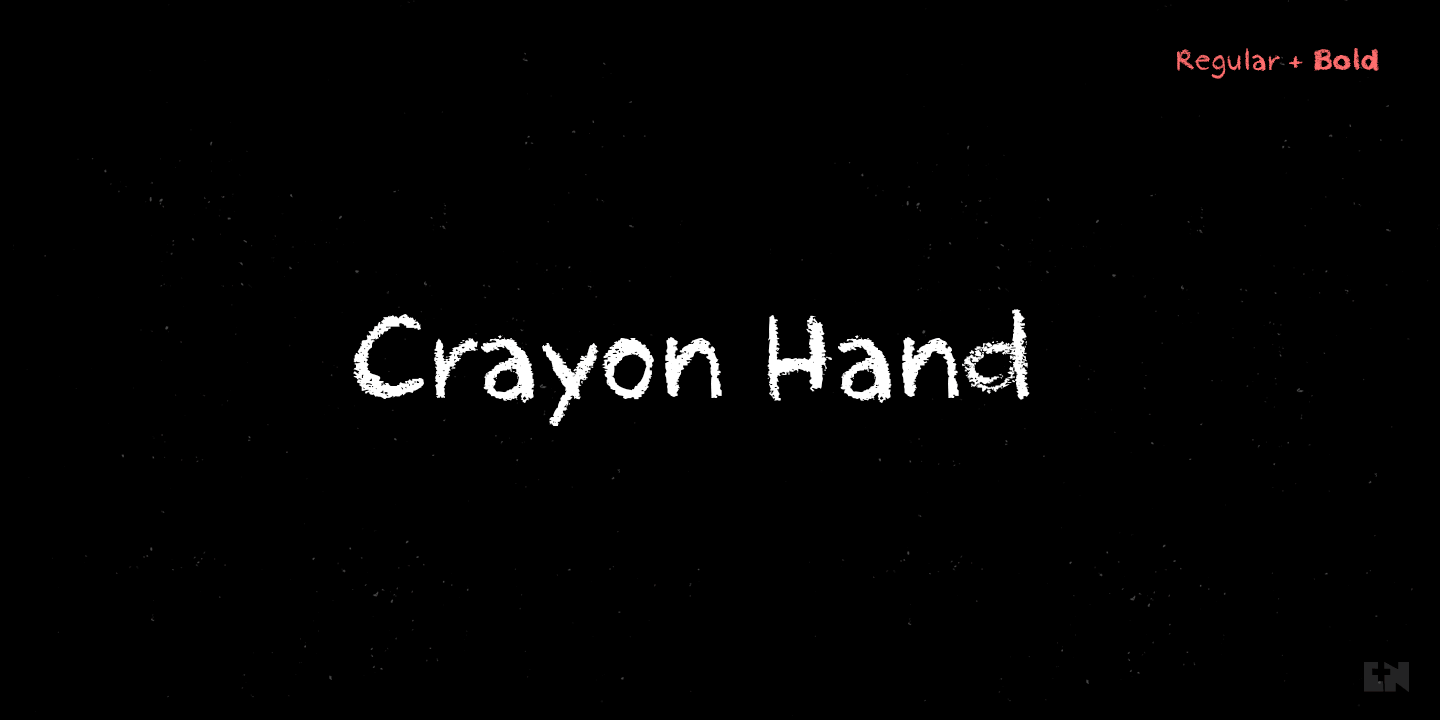Crayon Hand Font - UpFonts