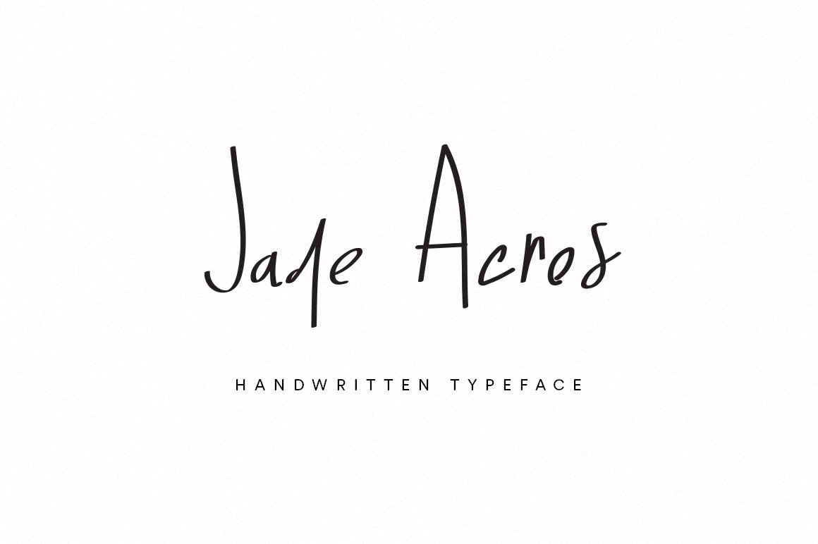 Jade Acres Script Font - UpFonts