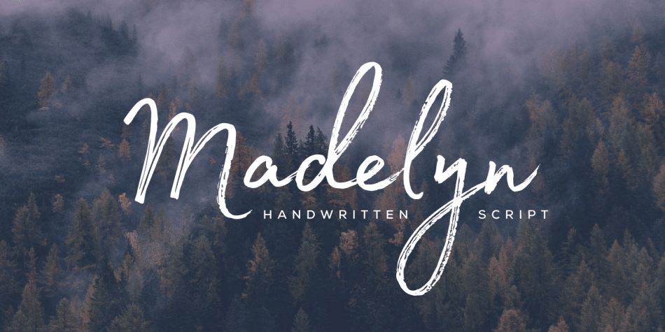 Madelyn Handwritten Script Font - UpFonts