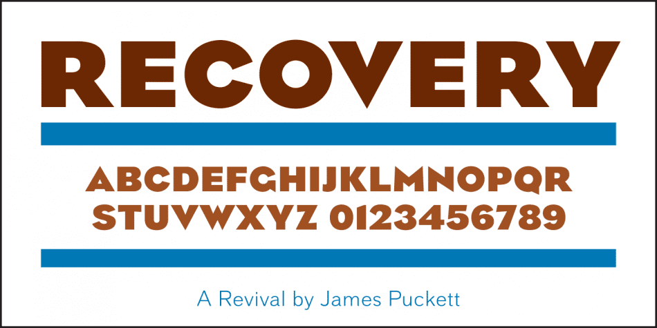 Recovery Font - UpFonts