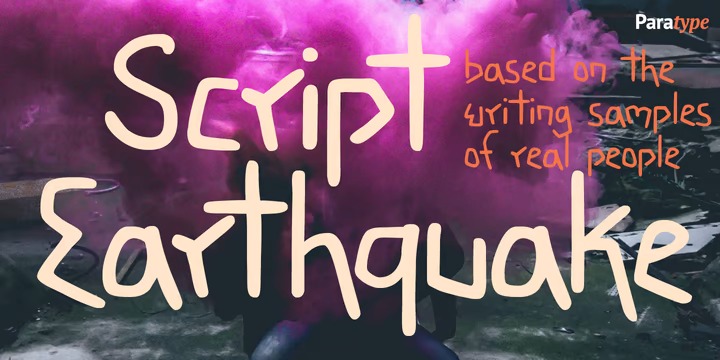 Script Earthquake Font - UpFonts
