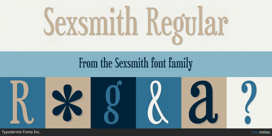 Sexsmith Font - UpFonts