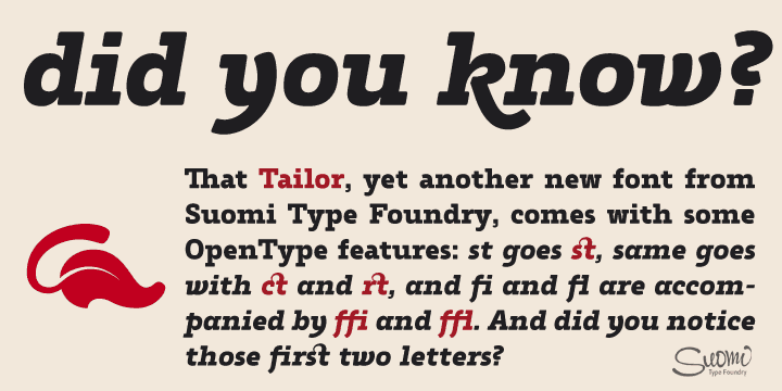 Tailor Font - UpFonts