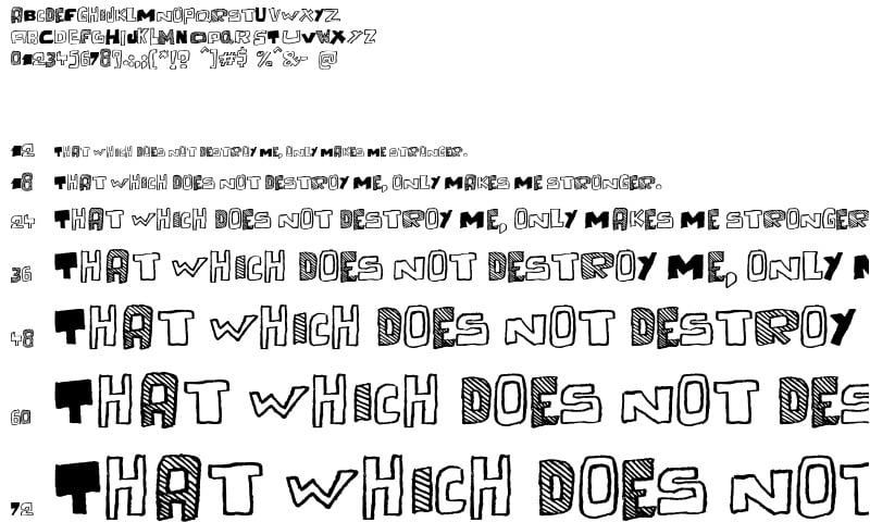 Cache Tampon Font - UpFonts