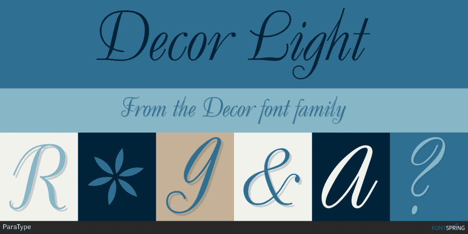 Decor Font - UpFonts
