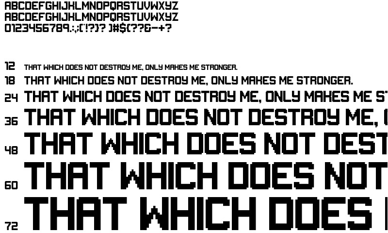 Gameplay Font - UpFonts