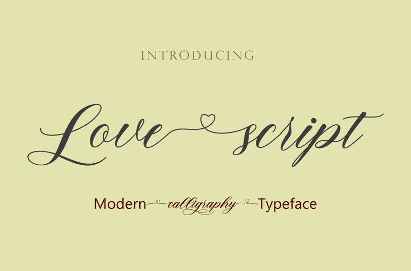 Love Script Font - UpFonts
