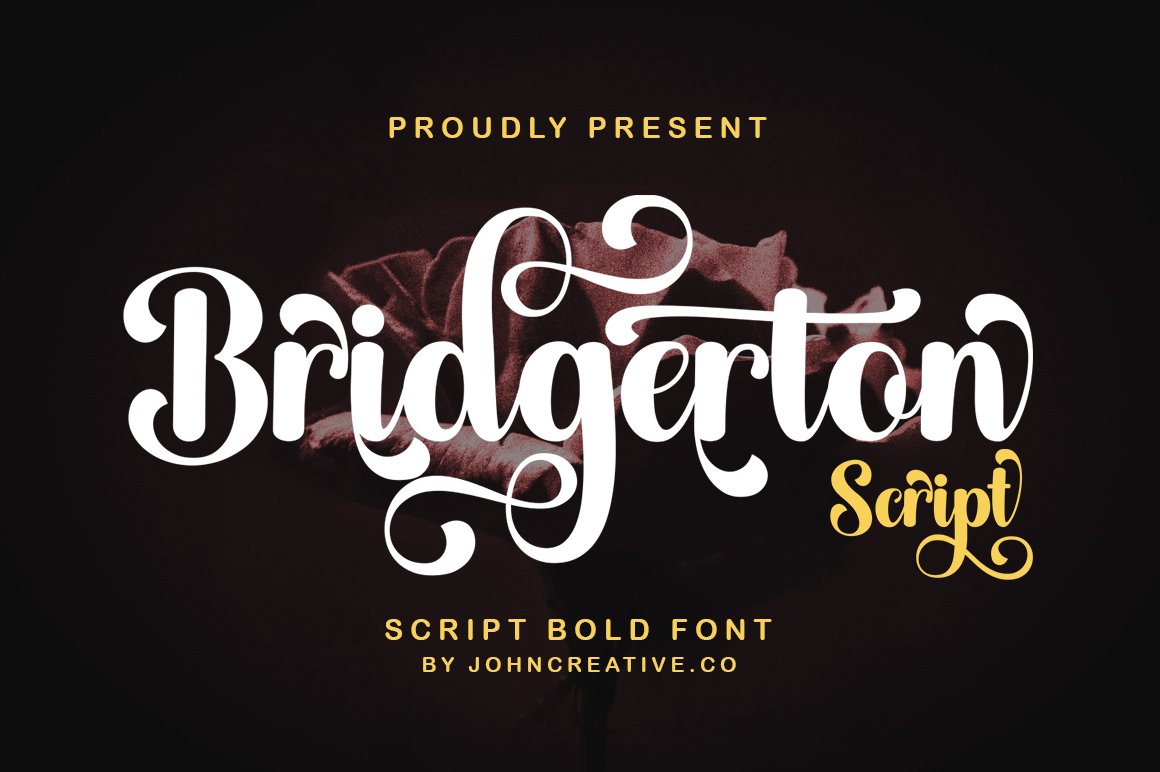 Bridgerton Script Font - UpFonts