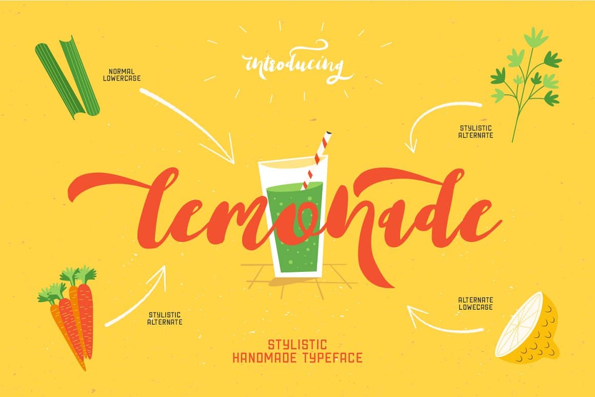 Lemonade Script Font - UpFonts