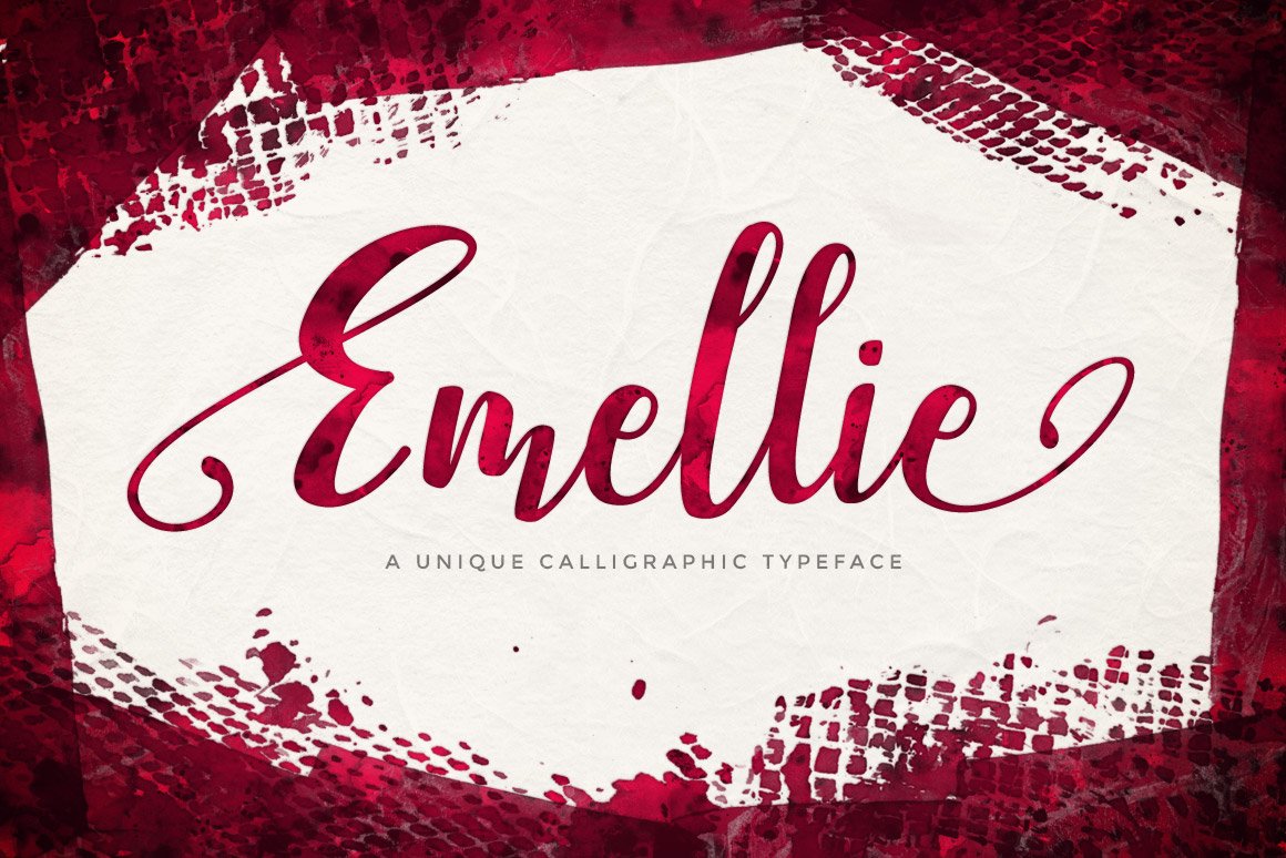 Emellie Script Font - UpFonts