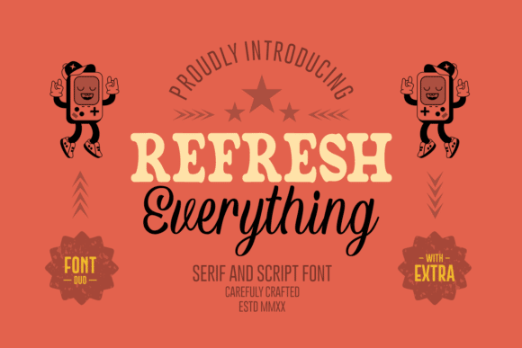 Refresh Everything Font - UpFonts