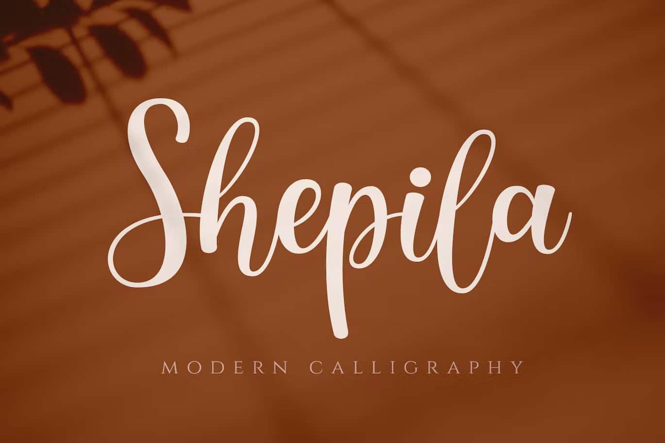 Shepila - Pretty Script Font - UpFonts